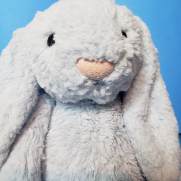 Jellycat | Toys | Jellycat Blue Bunny Rattle Plush Stuffed Rabbit Baby ...